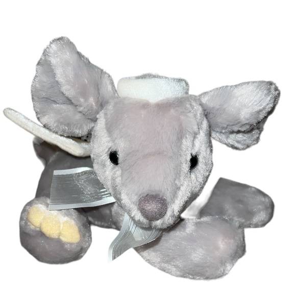 Walmart | Toys | Laying Mouse Angel Plush Stuffed Animal White Halo And ...